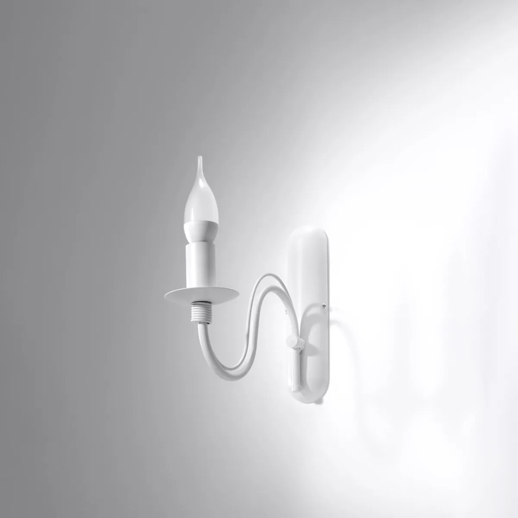 Sollux Lighting Nástěnné svítidlo MINERWA bílé