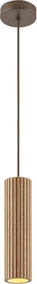 Brilliant - Lustr na lanku LAKEWOOD 1xGU10/10W/230V pr. 10 cm hnědá