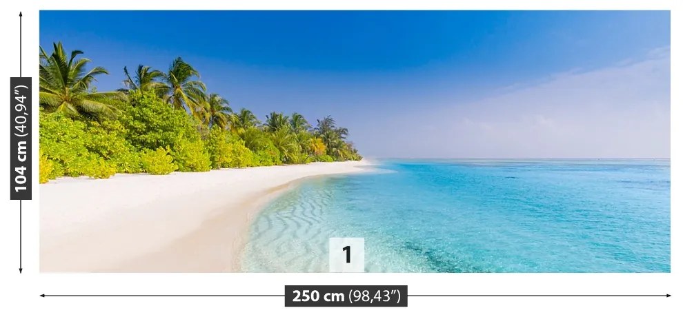 Fototapeta Tropická pláž 104x70