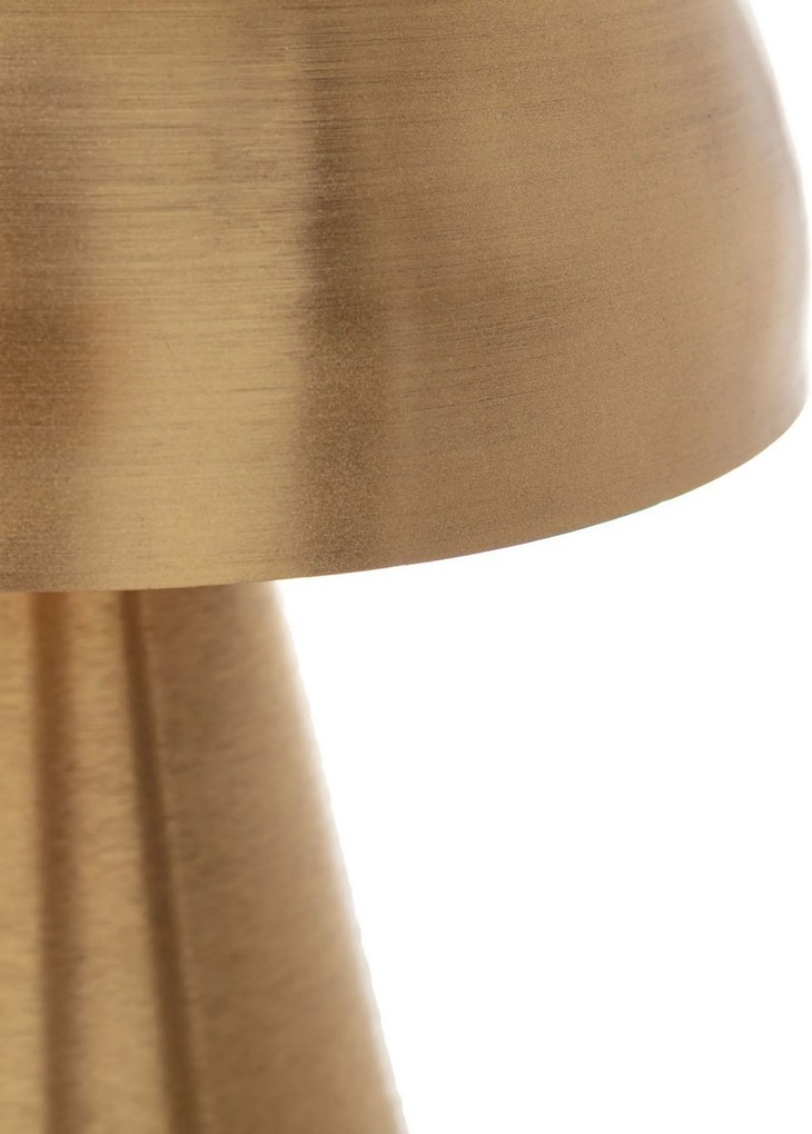 Stolní lampa Mushroom Gold 48 cm