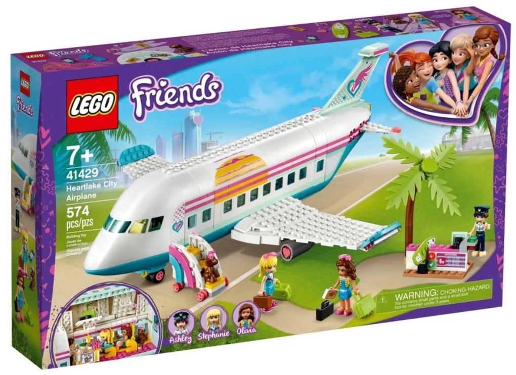 Lego stavebnice lego friends 41429 letadlo z městečka heartlake