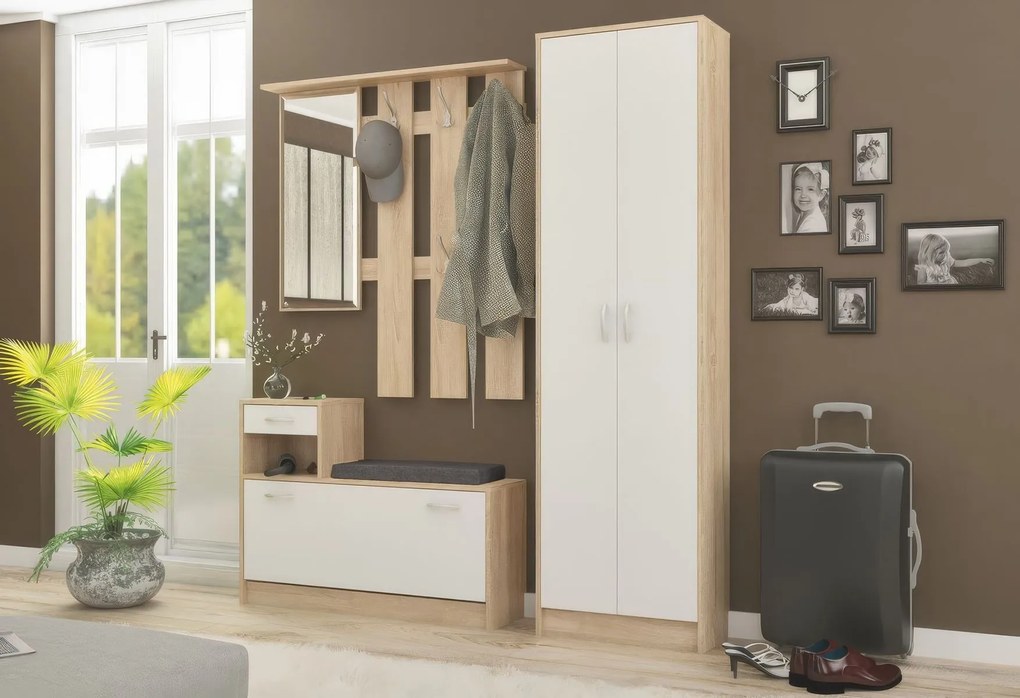 VerDesign SAGITTA dvoudveřová šatní skříň