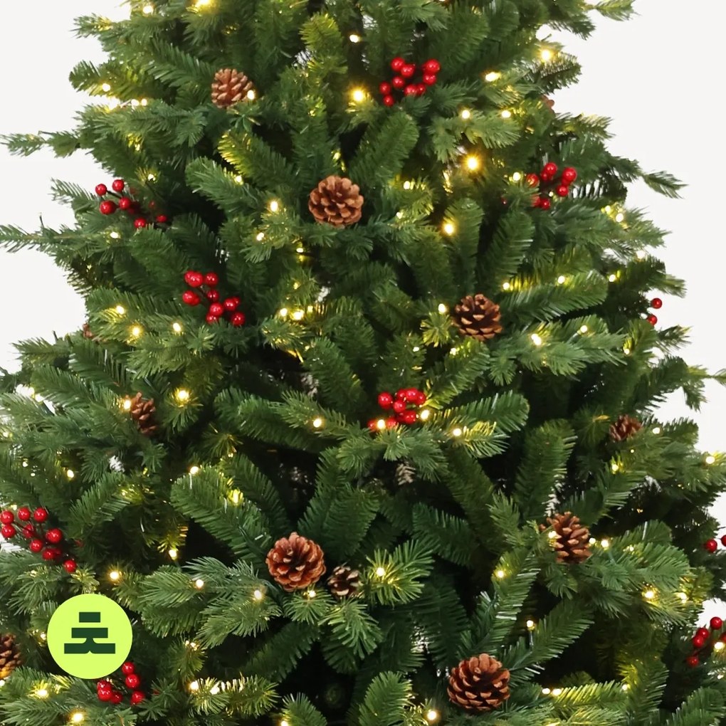 Smrk Zdobený 300 LED 150 cm