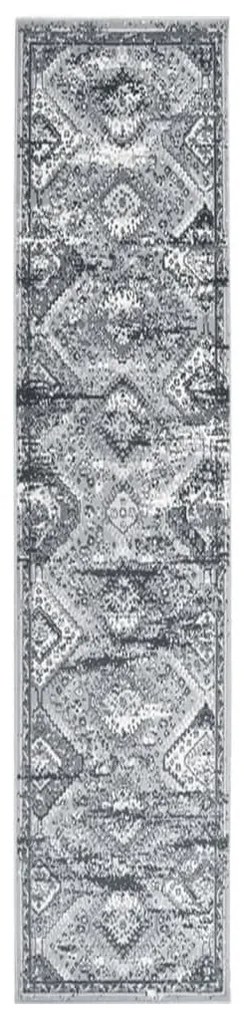 332110 vidaXL Běhoun BCF orientální šedý 100 x 450 cm