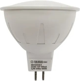 TESLA LED žárovka MR16 3.5W / 12V / 240lm / 4000K / 100° / Studená bílá (MR163540-5)