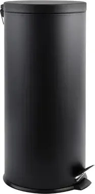 MSV Pedálový koš matná černá / Pedálový koš / 30 l / ocel