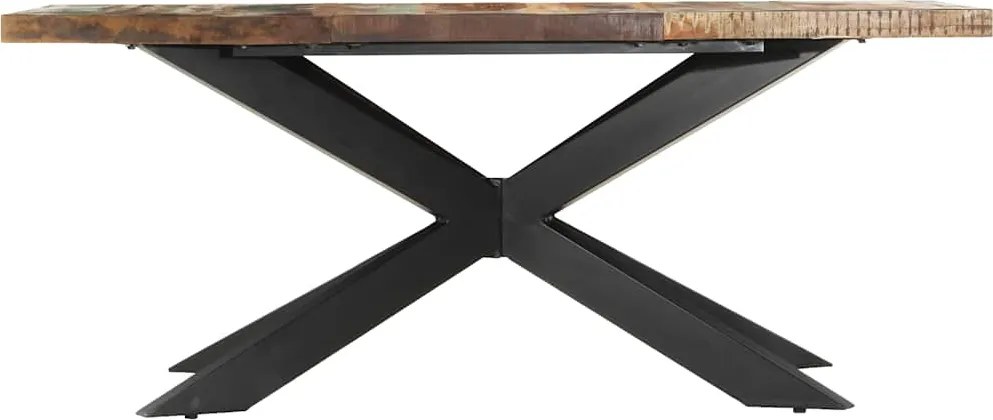 Jídelní stůl 180 x 90 x 76 cm masivní recyklované dřevo 285966