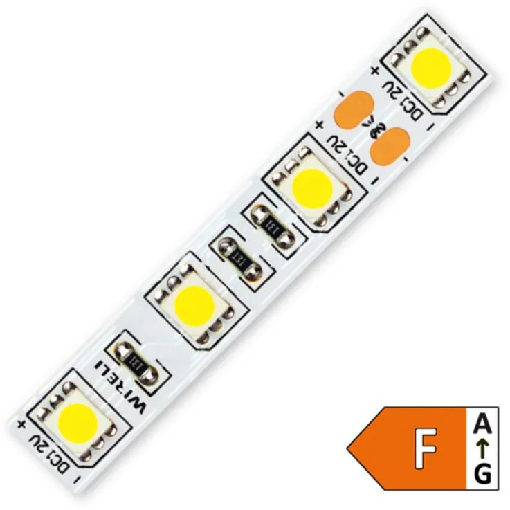 LED pásek 5050 60 WIRELI WC 1200lm 14,4W 1,2A 24V (bílá studená)