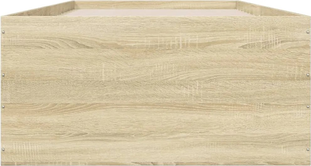 Rám postele dub sonoma 90 x 190 cm kompozitní dřevo 3280974