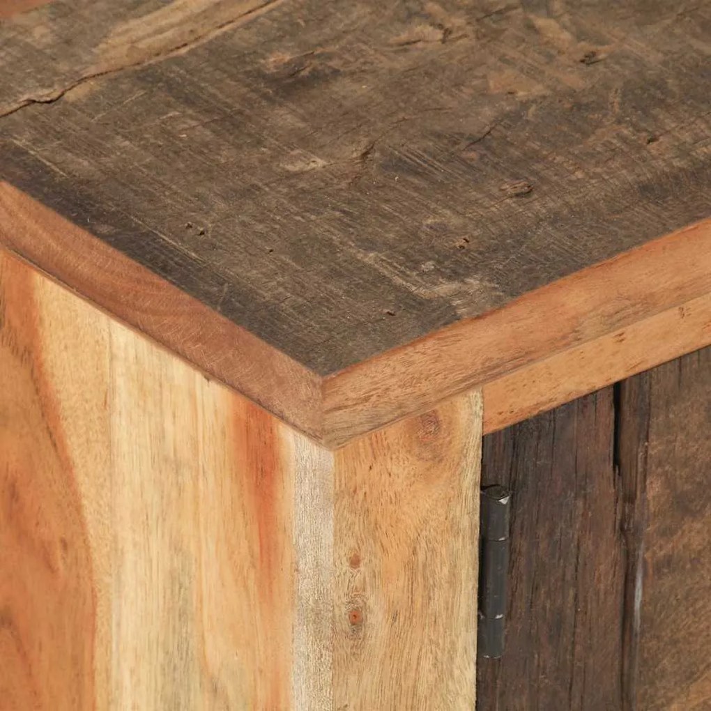 Konferenční stolek 90 x 50 x 31 cm masivní recyklované dřevo 320384