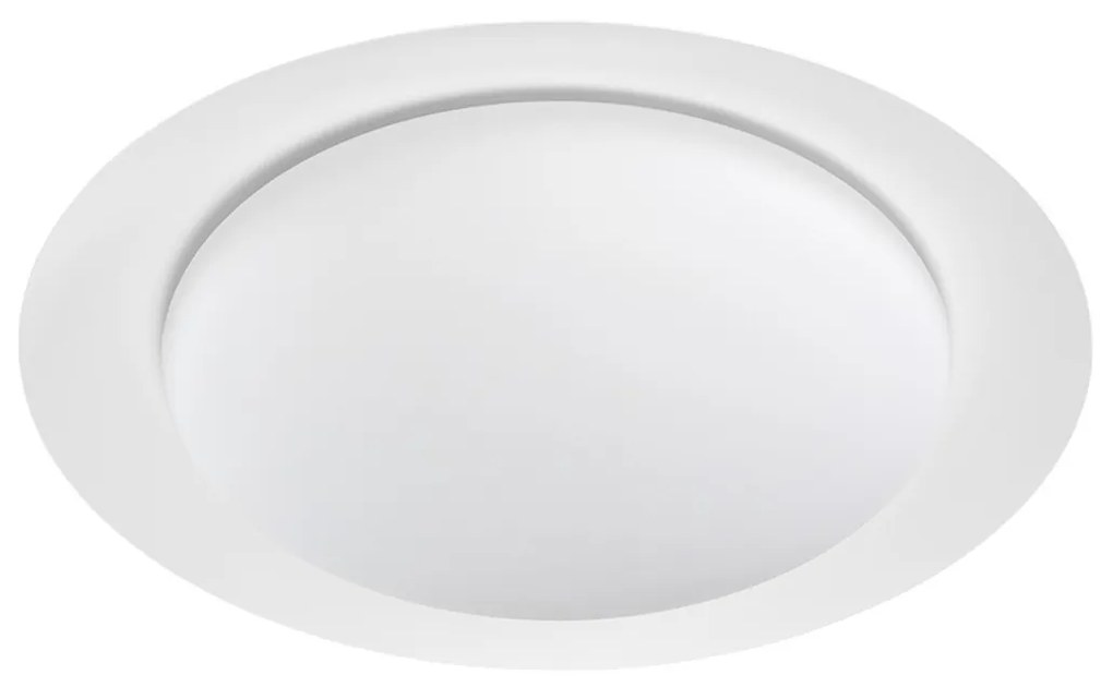 Linea Light Crew_1, stropní svítidlo s bílým límcem, 17W LED 3000K, prům. 38cm
