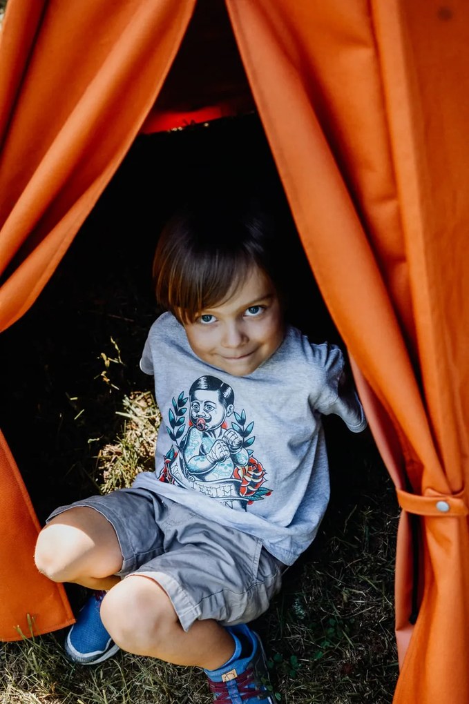 Vigvam design Venkovní Teepee Wild Child, Brick (cihlově hnědé) - PĚTIÚHELNÍKOVÉ BEZ DOPLŇKŮ