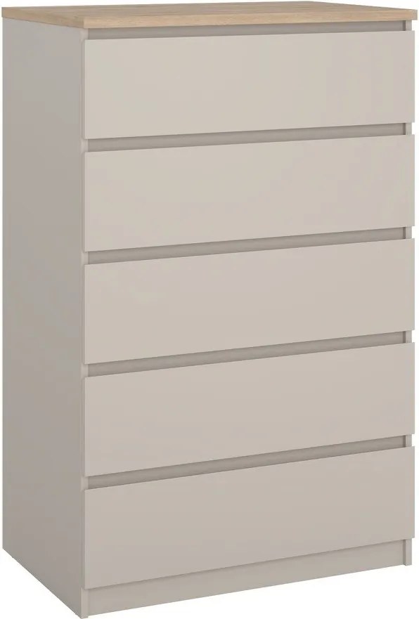 Krémová komoda 77x121x50 cm Naia – Tvilum