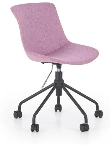 Dětská otočná židle DOBLO Halmar růžová