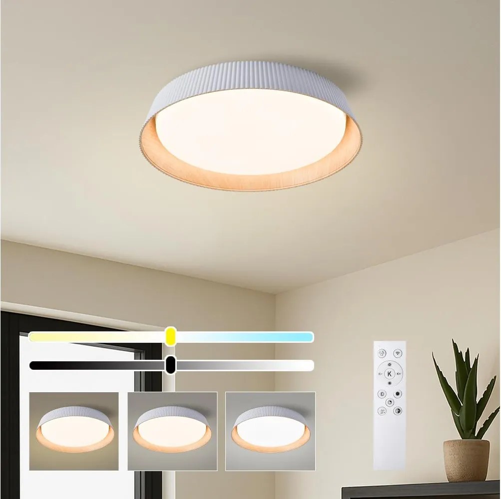 Brilagi - LED Stmív. strop. sv. ORINO LED/54W/230V 3000-6000K bílá pr. 43 cm +DO