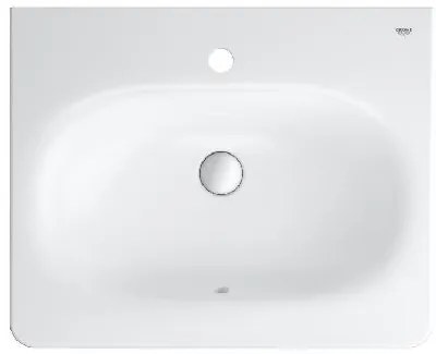 Grohe Essence - Umyvadlo s přepadem 60x49 cm, PureGuard, alpská bílá 3956500H