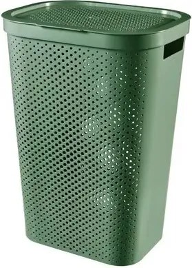 Curver Infinity Dots Koš na prádlo 60 l šedá