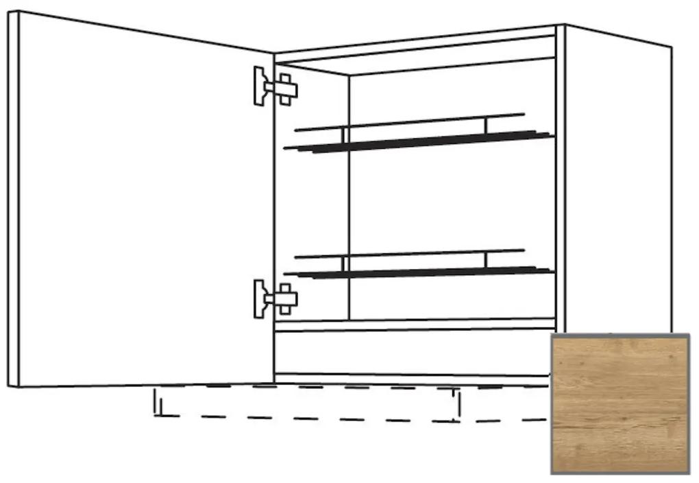 Kuchyňská skříňka horní Naturel Sente24 pro digestoř 60x57,6x35 cm dub sierra 405.WDAF657LN