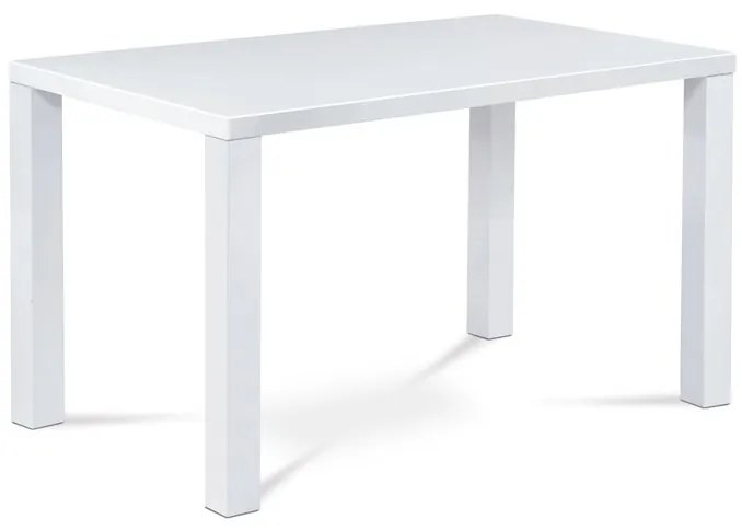 Autronic Jídelní stůl AT-WT vysoký lesk bílý Rozměr stolu: 120 x 80 cm
