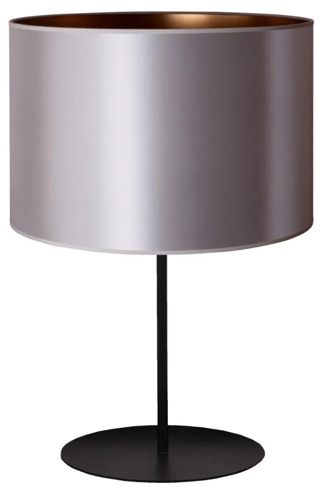 Duolla Duolla - Stolní lampa CANNES 1xE14/15W/230V 20 cm stříbrná/měděná/černá DU602983