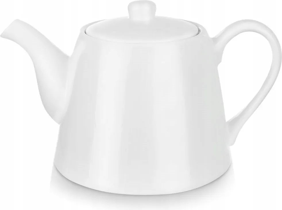 Porcelánová konvice na kávu, stolní, bílá, na čaj, bylinky, nápoje, 2 l