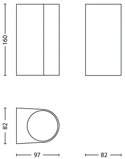 Philips 17102/86/PN - Venkovní nástěnné svítidlo NIGHTINGALE 2xGU10/35W/230V IP44