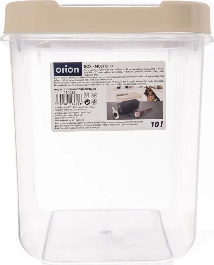 Plastový úložný box s víkem 35x20x23 cm Slop – Orion