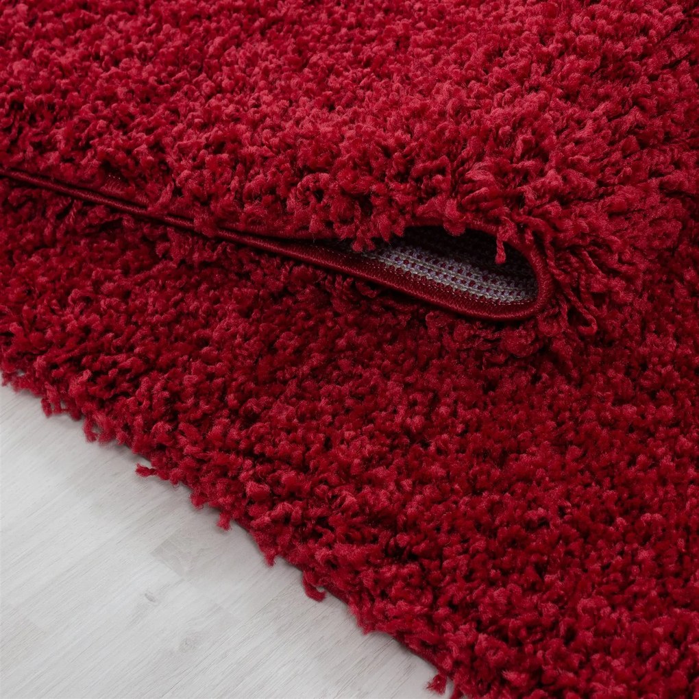 Ayyildiz Kusový koberec DREAM 4000, kulatý, Červená Rozměr koberce: 120 cm KRUH