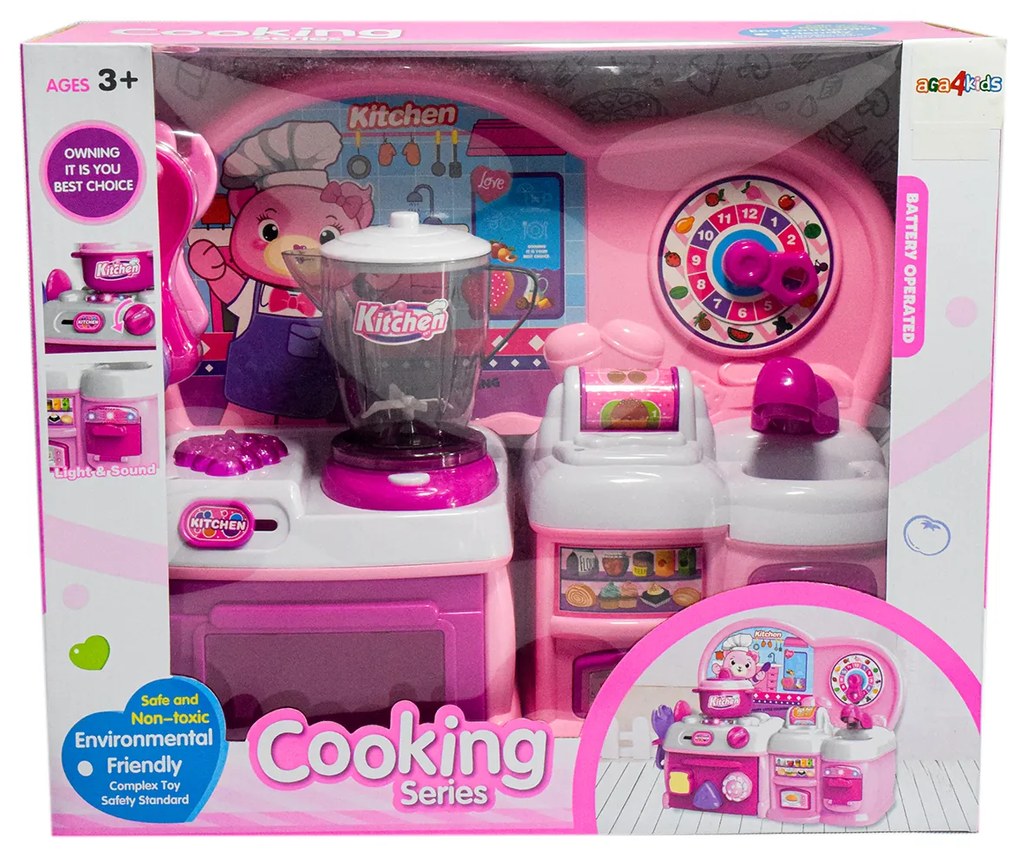 Aga4Kids Plastová Kuchyňka HAPPY COOKING HM841844