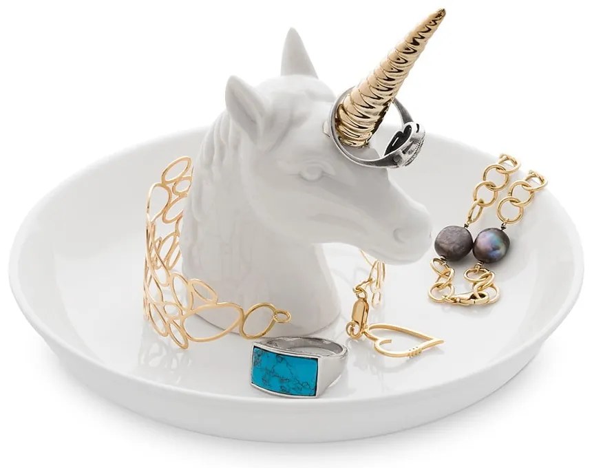 Porcelánový talířek na šperky Unicorn – Balvi