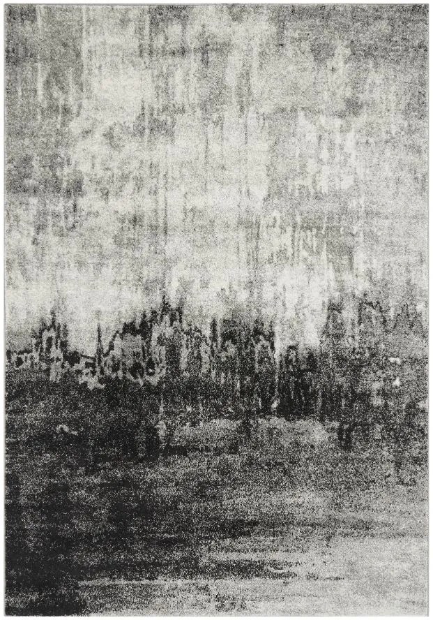 Šedý  koberec Dinamo Abstract Grey Rozměry: 200x290 cm