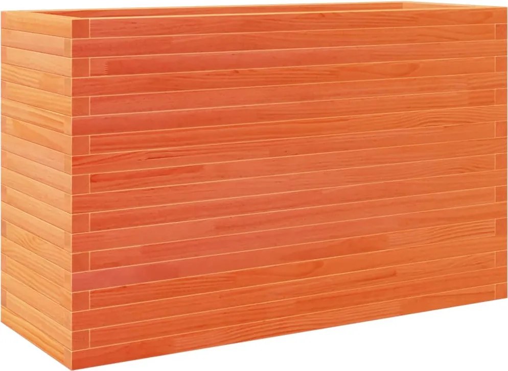 Zahradní truhlík voskově hnědý 110x40x68,5 cm masivní borovice 3282496