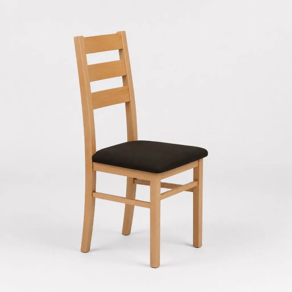 Stima Židle LORI II s čalouněným sedákem buk LUX hnědá 12