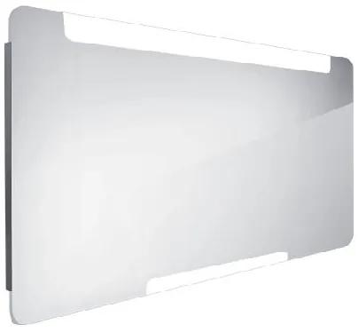 Nimco Zrcadla - Zrcadlo s LED osvětlením, 1400x700 mm, hliník ZP 22008