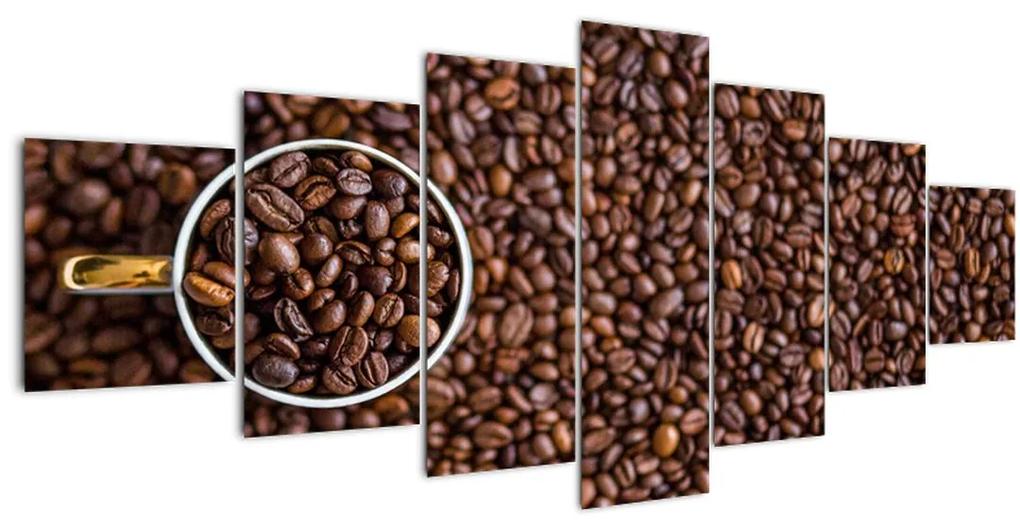 Obraz - kávové zrna (210x100 cm)