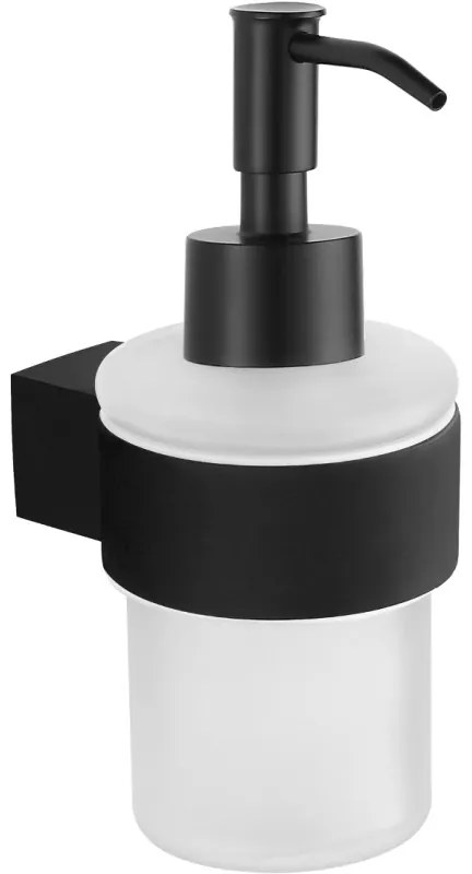 Mexen Adox, nástěnný dávkovač mýdla, černá matná, 70182388-70