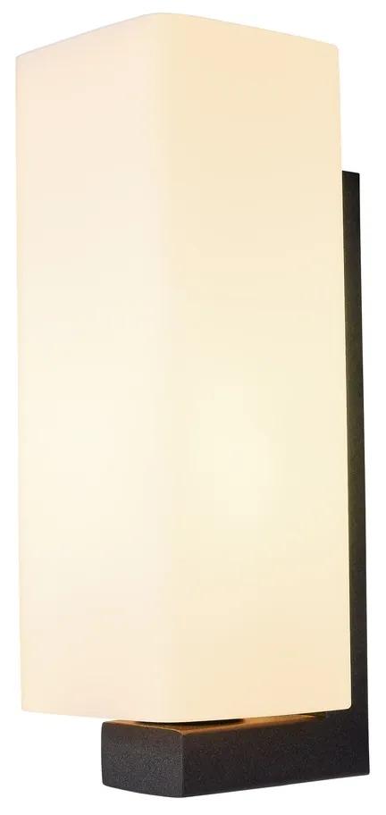 BIG WHITE QUADRASS Indoor, nástěnné svítidlo, E27, černé 1003430