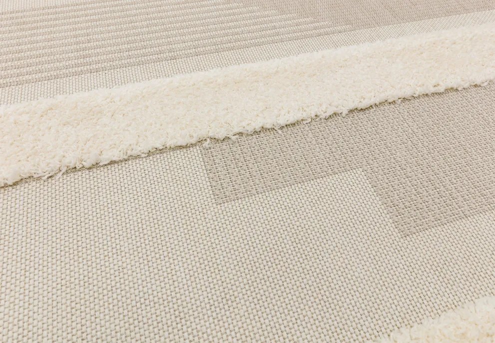 Tribeca Design Kusový koberec Mola Natural/Cream Geometric Rozměry: 160x230 cm