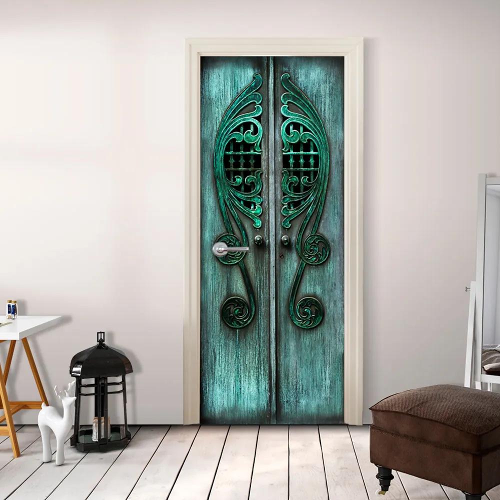 Fototapeta na dveře Bimago - Emerald Gates + lepidlo zdarma 100x210 cm