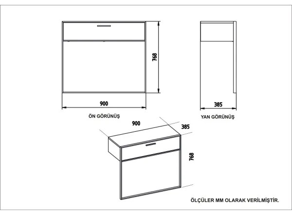 Konzolový nástěnný stolek POLKA 76,8x90 cm zlatá/černá