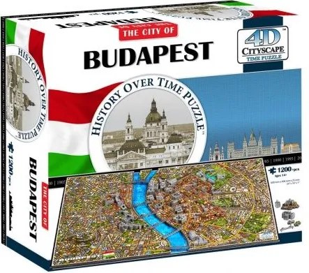 4D City Puzzle Budapešť