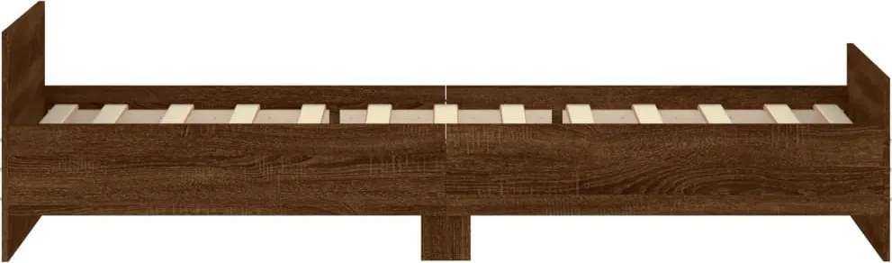 vidaXL Rám postele 100 x 200 cm kompozitní dřevo [835938] Barva: dub sonoma