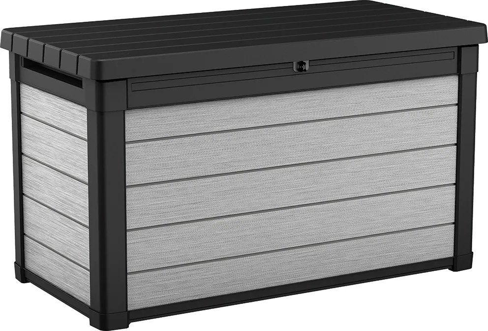 Zahradní úložný box KETER Denali Duotech Deck Box 380 L - 123 x 70,6 x 62 cm - šedý / hnědý