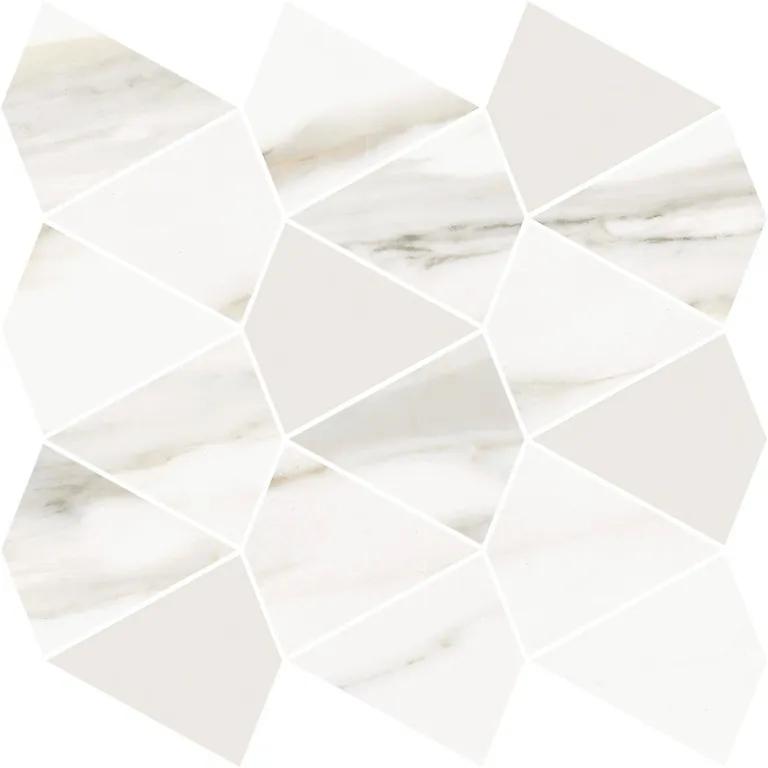 Cersanit Dekor Gold Wish White Mosaic Glossy 29,7x29,7 - 164424