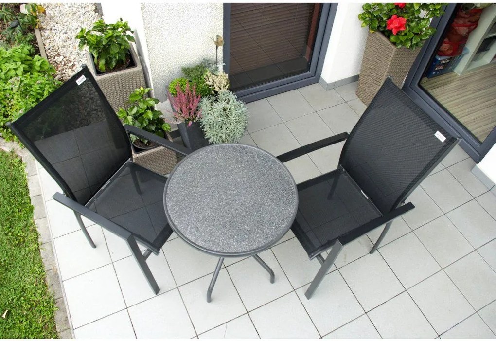 Doppler EXPERT - hliníkové stohovací zahradní křeslo - Zboží s drobnou vadou (N526)