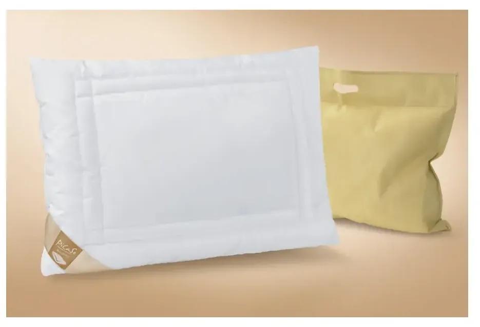 Zdravotní vyvařovací polštář Mirabell Visco dárková hnědá taška na zip 70x90 cm (1000 g)
