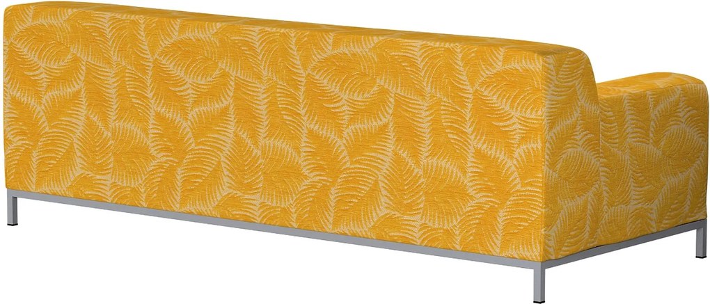 Potah na pohovku IKEA Kramfors 3-místná barva žlutá látka pletený vzor, vzorované
