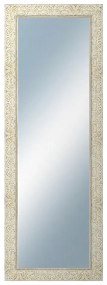 DANTIK - Zarámované zrcadlo - rozměr s rámem cca 50x140 cm z lišty PRAHA bílá (2930)