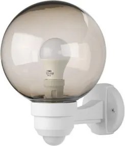 Nástěnné svítidlo s čidlem Panlux PARK ZOK-S-20/B kouřová E27 60W