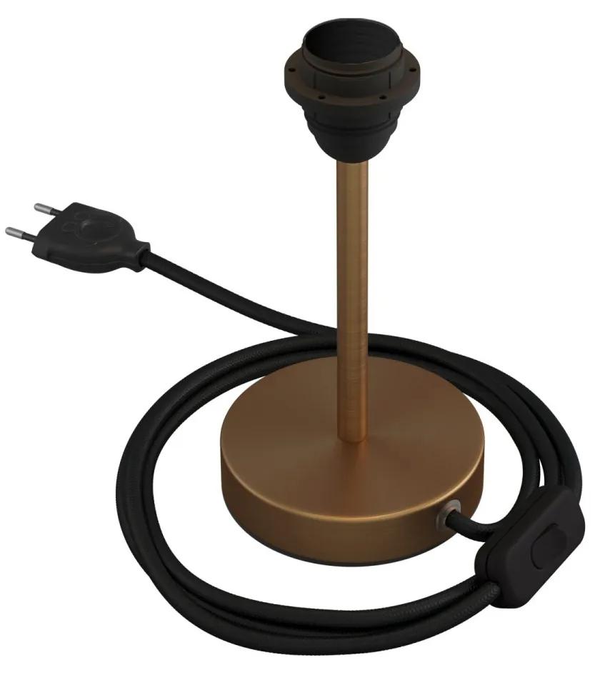 creative cables Kovová stolní lampa Alzaluce pro stínidlo Velikost: 10 cm, Barva: Chrom